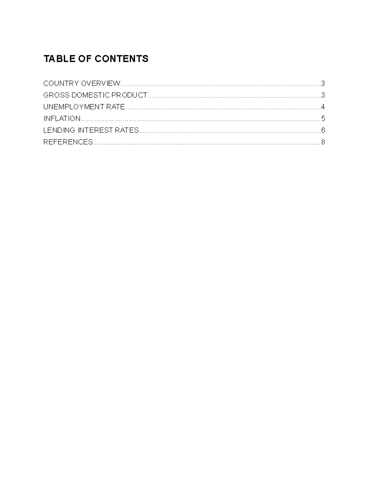 Iran Economics - TABLE OF CONTENTS COUNTRY - Studocu
