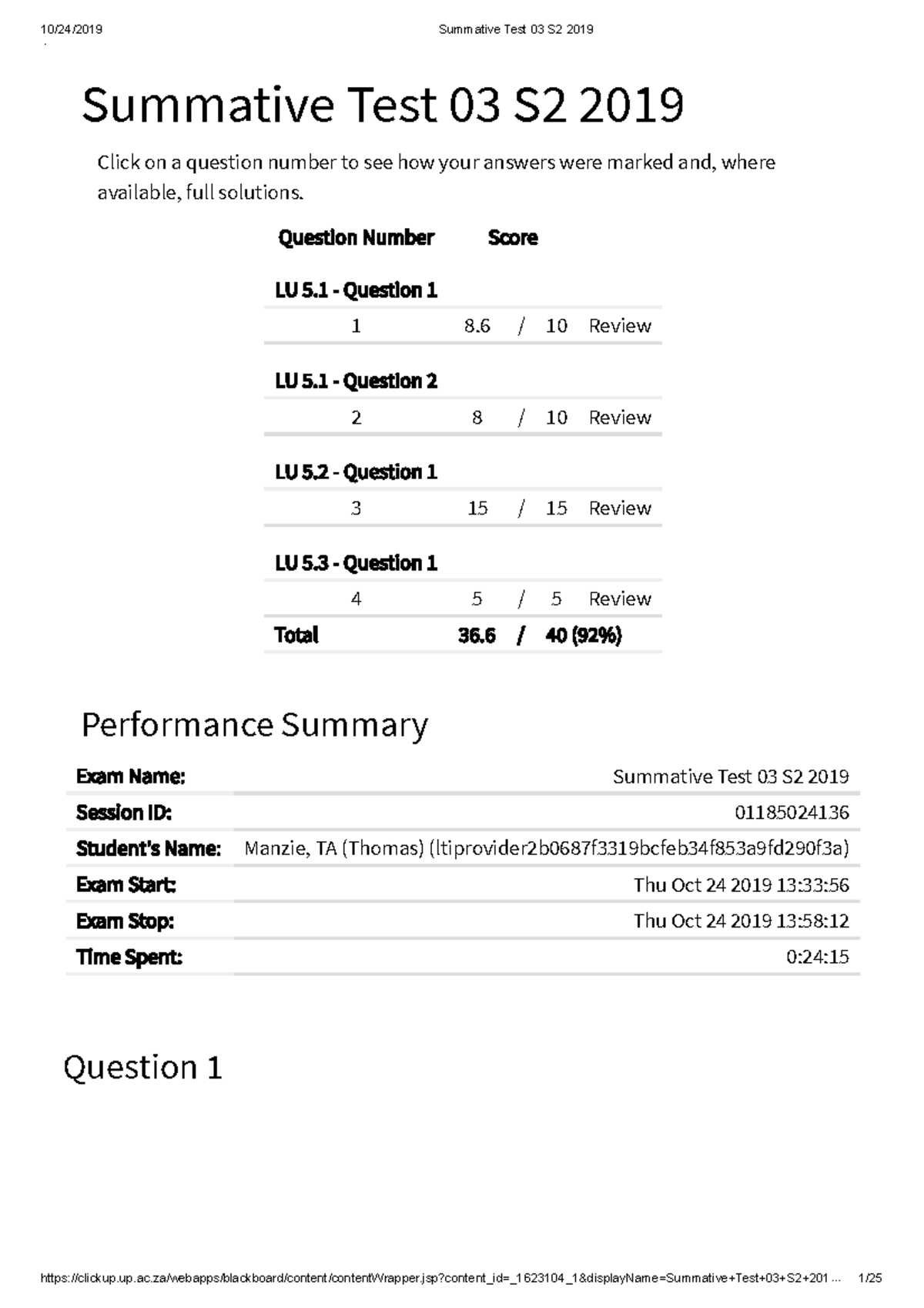 Summative Test 03 S2 2019 Blackboard Learn - Summative Test 03 S2 2019 ...