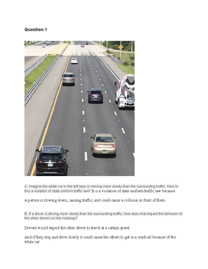 4.5 Assignment Drivers Ed FLVS - 4 Assignment 1) Two techniques i would ...