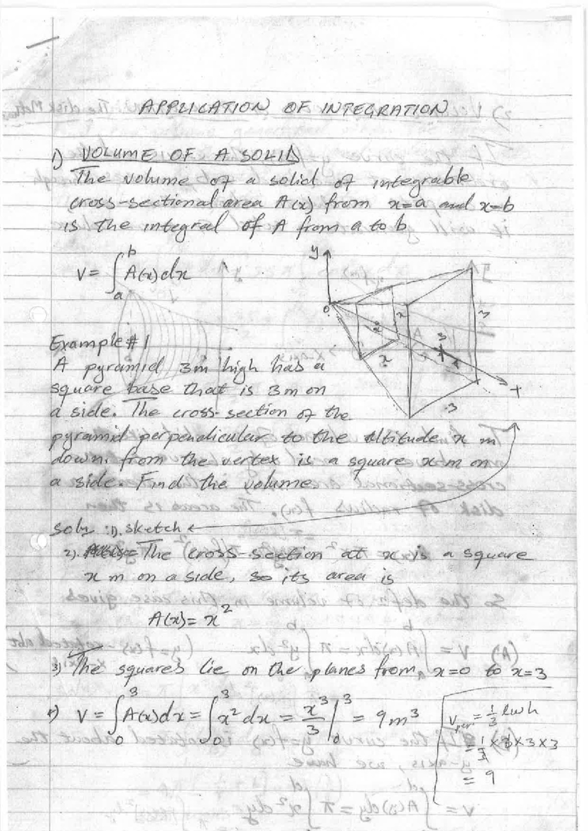 The Disk Method - Cghinfyopb Kklp - ,ItsM APPLICATION OF INTEGRATION 1 ...