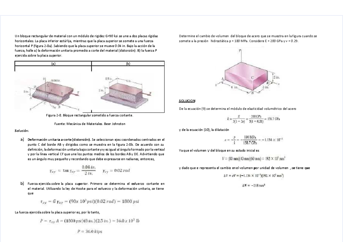 Pdf-examen-resistencia compress - Un bloque rectangular de material con ...