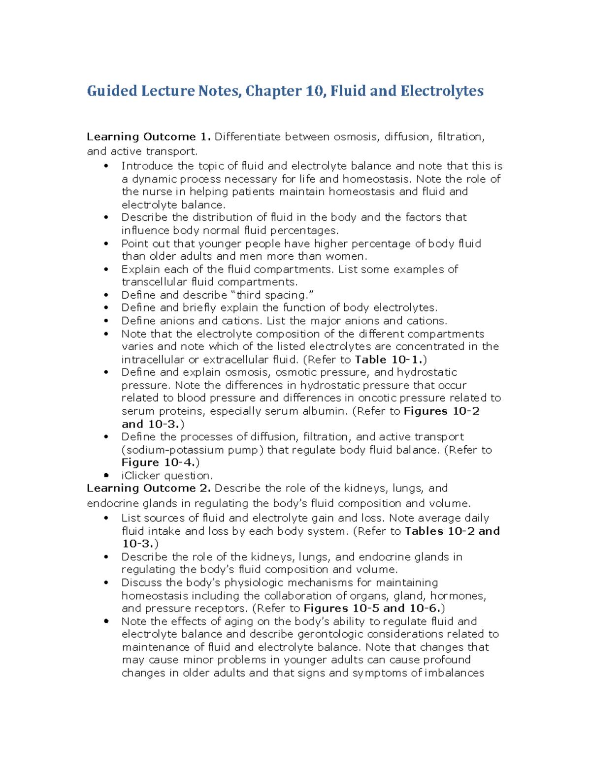 N3416 Student Guided Notes F&E - Guided Lecture Notes, Chapter 10 ...