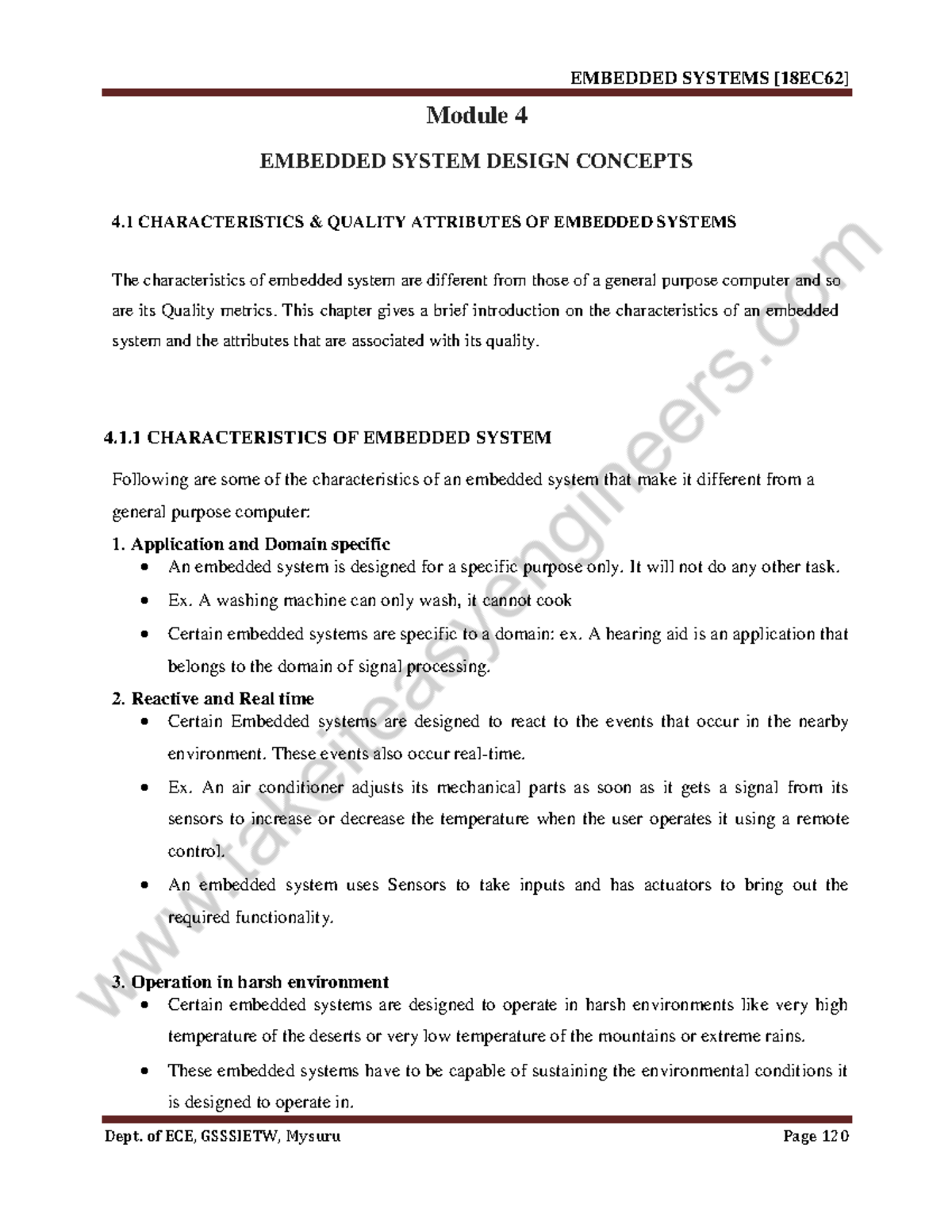 ES M4 - ES MODULE 4 NOTES - Dept. of ECE, GSSSIETW, Mysuru Page 120 ...