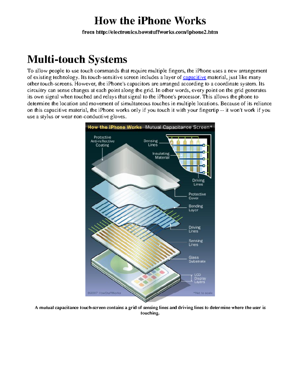How the i Phone Works - How the iPhone Works from electronics ...