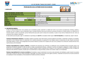 Sesion DE Aprendizaje 2024 - I BIMESTRE UNIDAD DE APRENDIZAJE N° 01: “FOMENTAMOS VALORES PARA ...