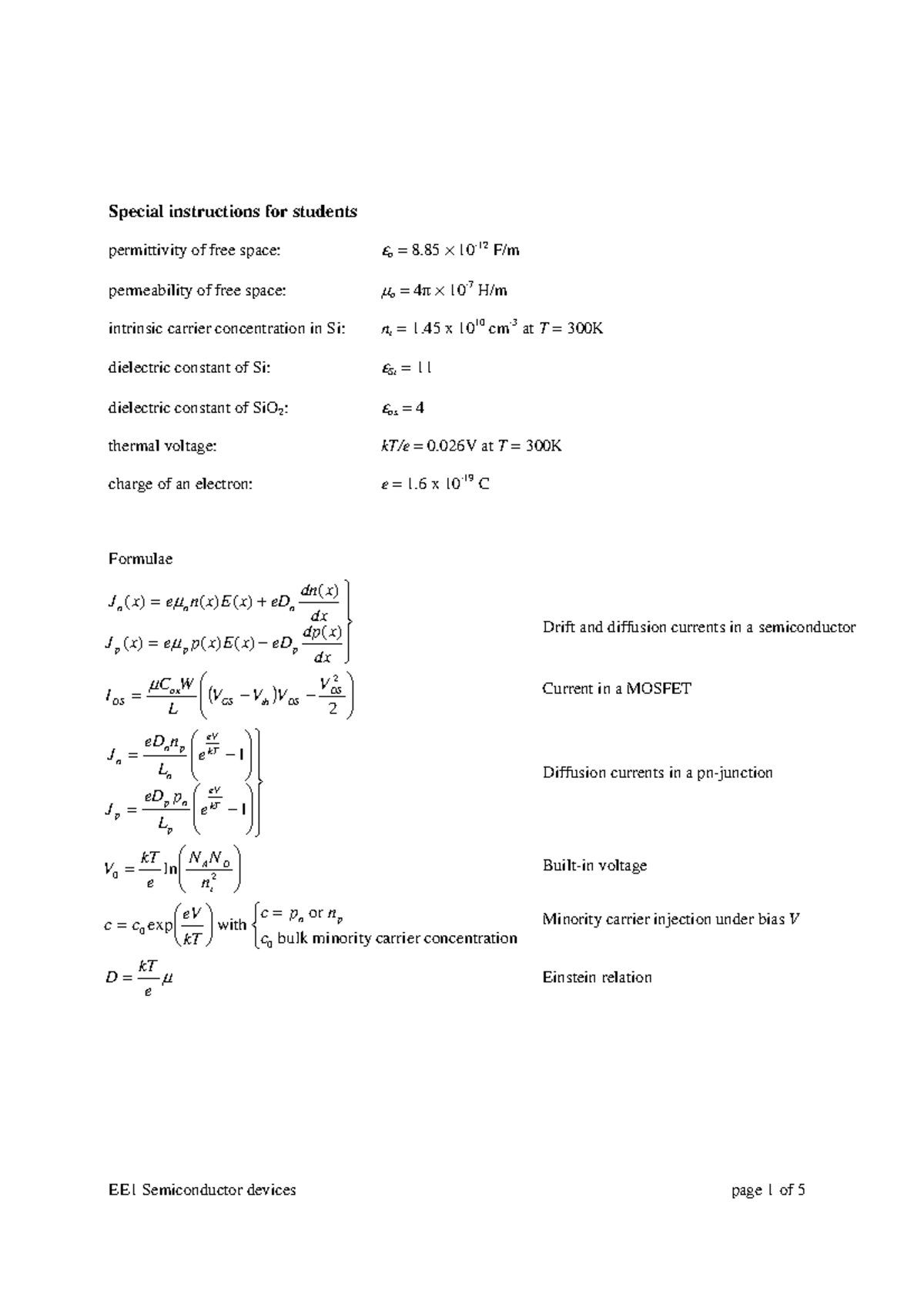 Sample/practice exam 2014, questions - Fields and devices - semi ...