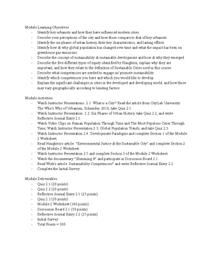 Module 1 - Lecture notes and assignment - Module 1 Introduction - This ...