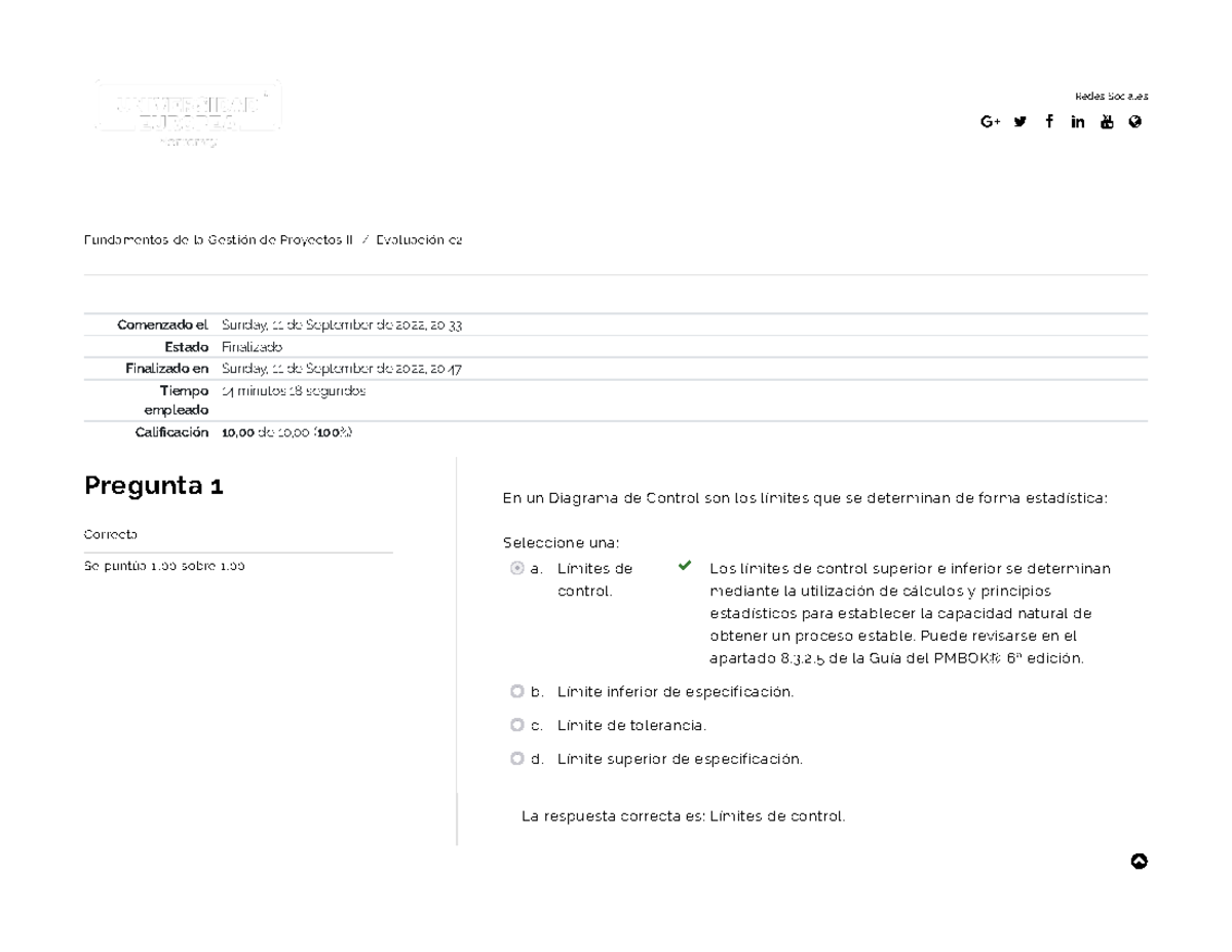 Evaluación c2 Revisión del intento - Redes Sociales Fundamentos de la ...