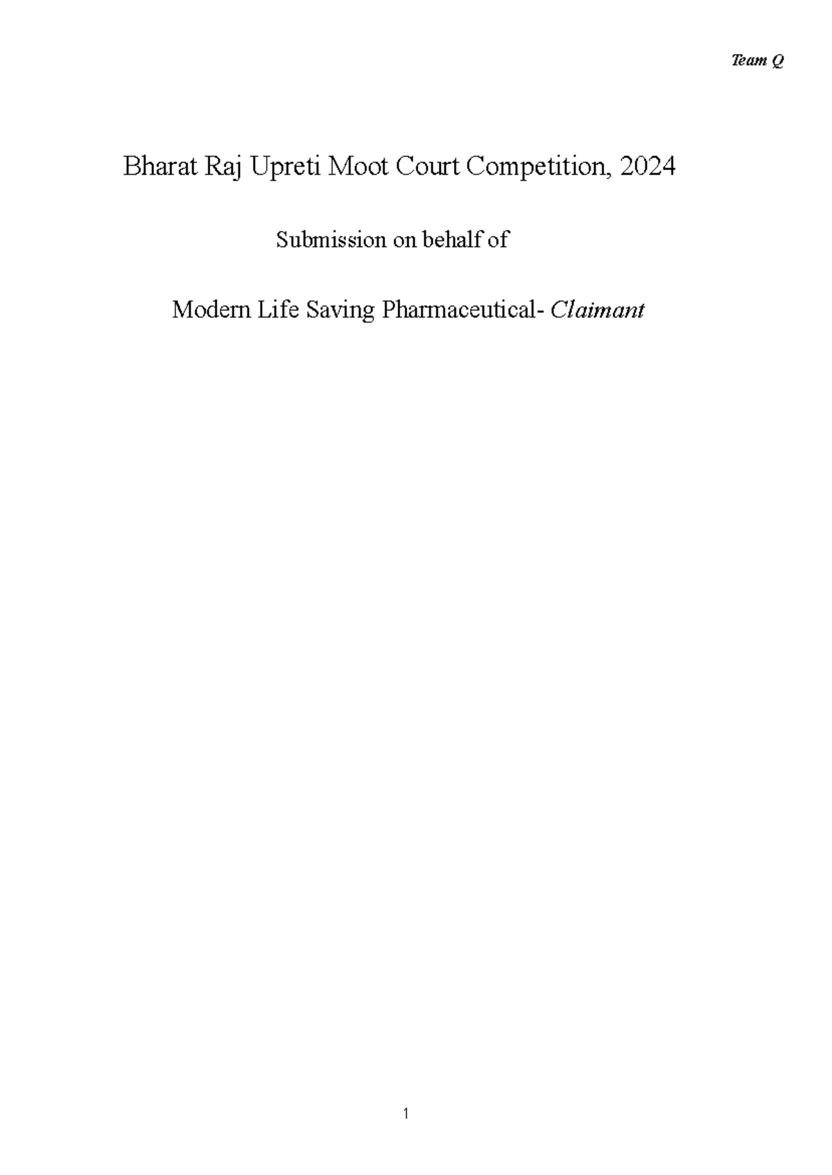 BRRRRRRRRRRRRRRRU(v) 2020 - Bharat Raj Upreti Moot Court Competition ...