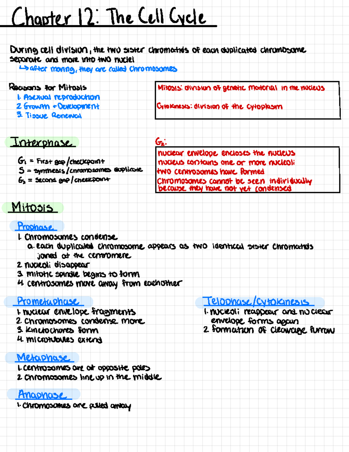 Biology 103- ch 12 - BIOL103 - Studocu