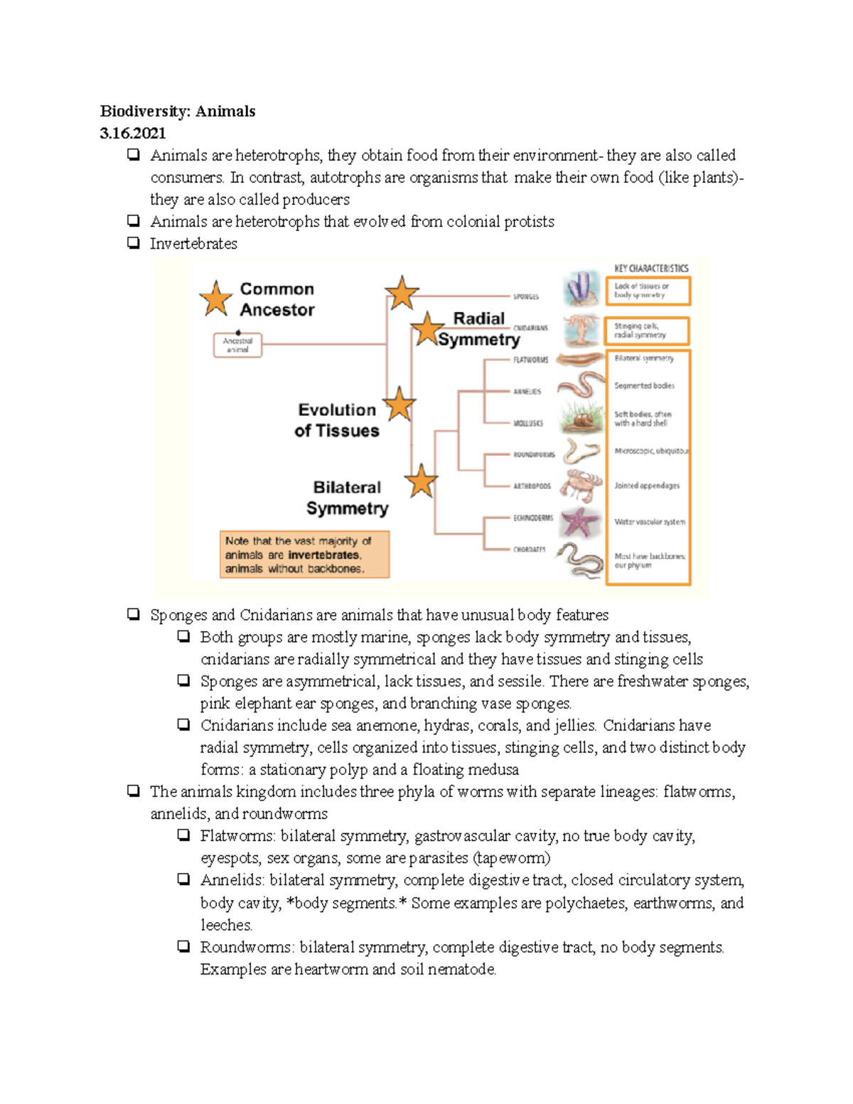 3.16.2021 chp 10 - introduction to biology/microbiology notes (BIO101 ...
