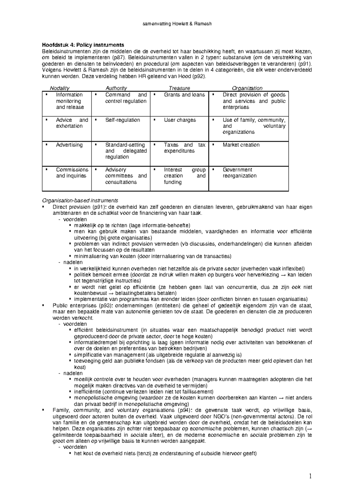 Samenvatting Beleid 1, Beleids- en Besluitsvorming: boek "Studying ...