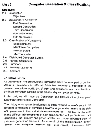 Fundamentals of Computers and IT - Input Output Devices - Studocu