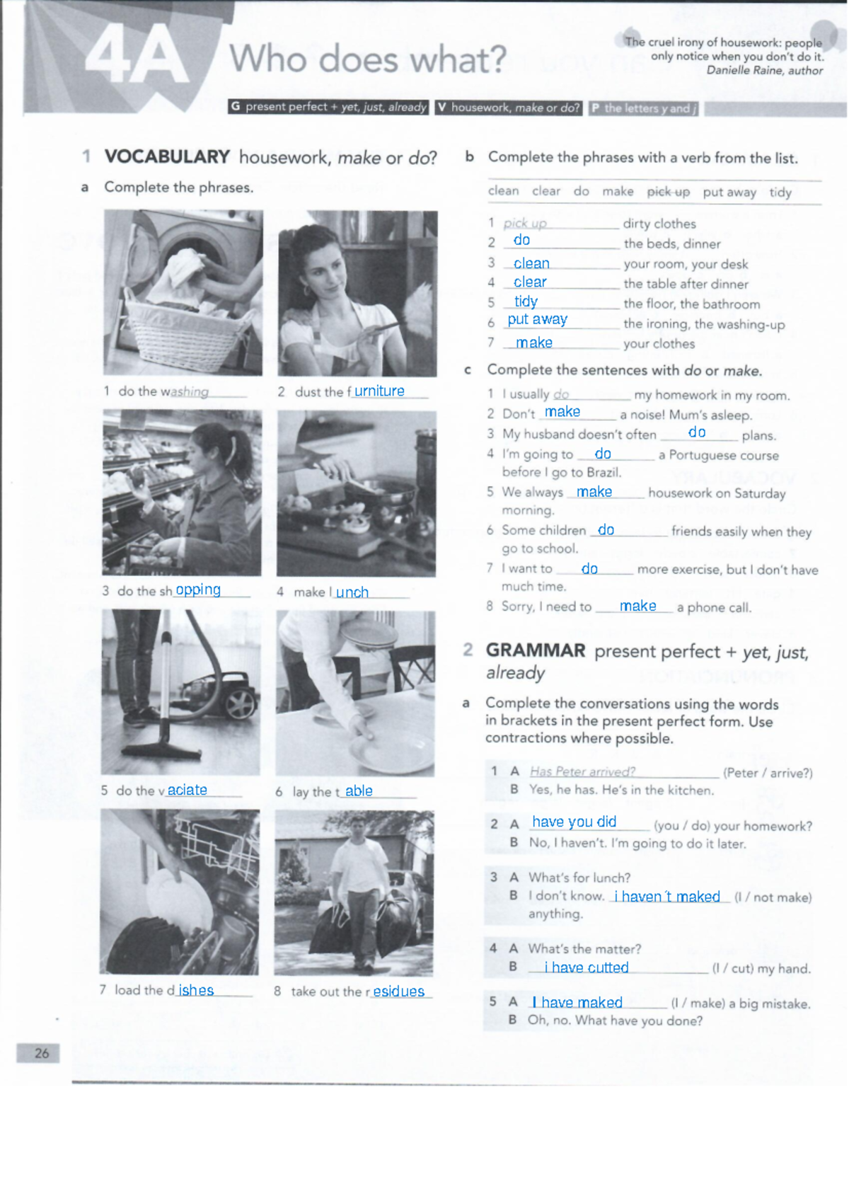 Wokbook U 4 - work book level 3 unit 4 - Ingles - Studocu