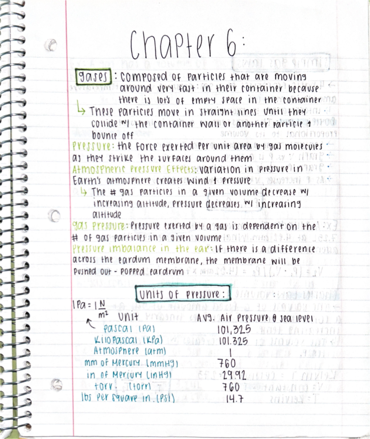 Chapter 6 Notes - General Chemistry 1, Professor Nellis, Frederick ...