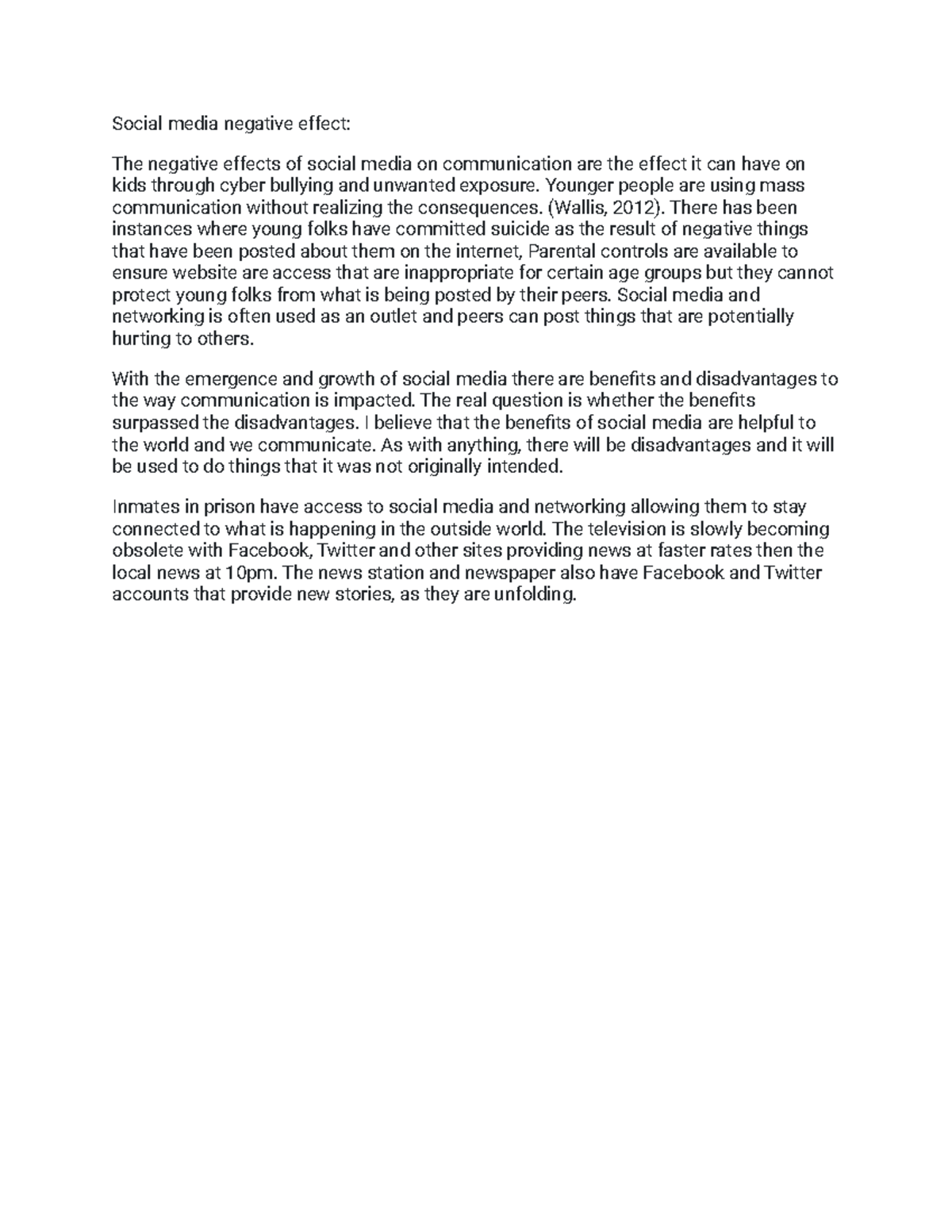 Social media negative effect - Younger people are using mass ...