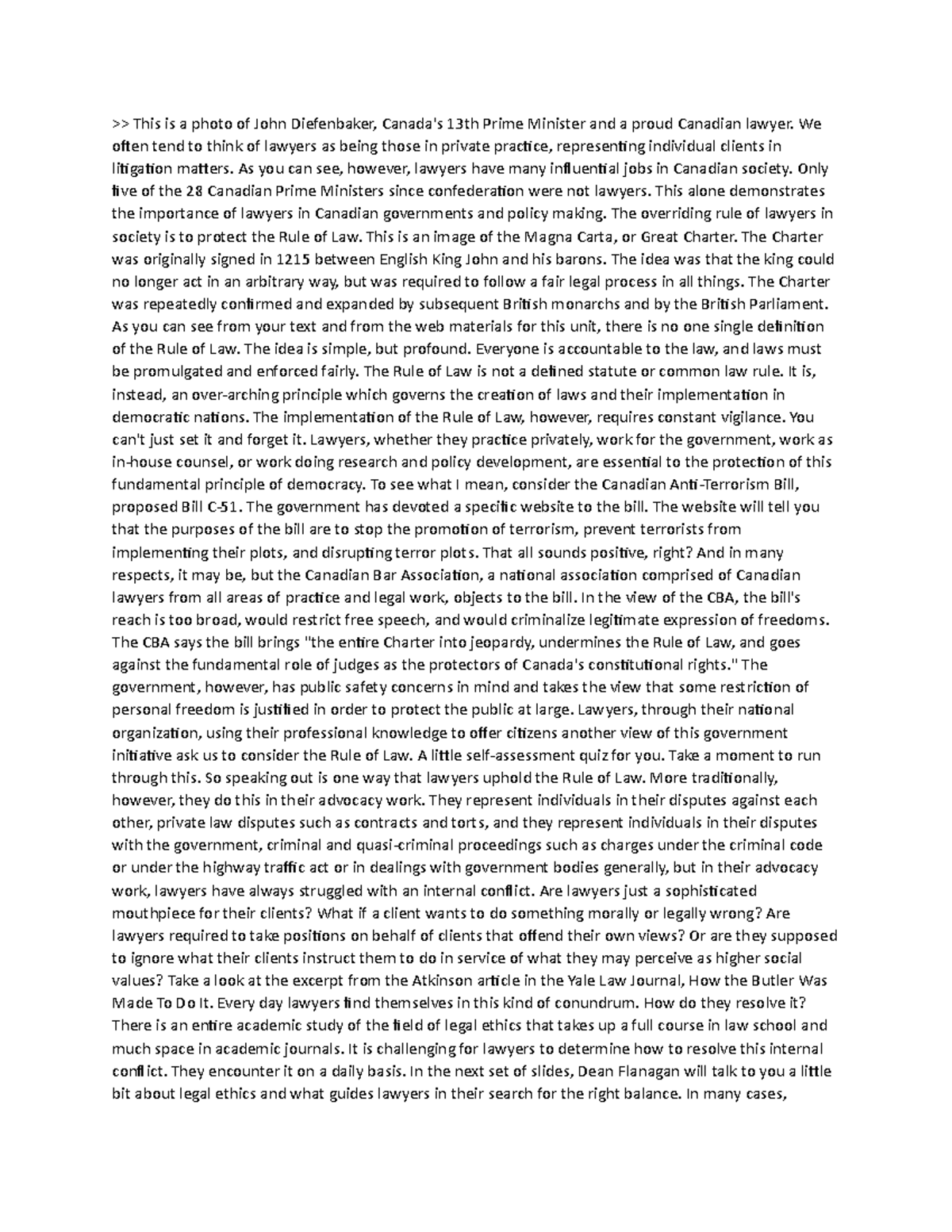 Module 1 Transcript - Lecture notes 1 - >> This is a photo of ...