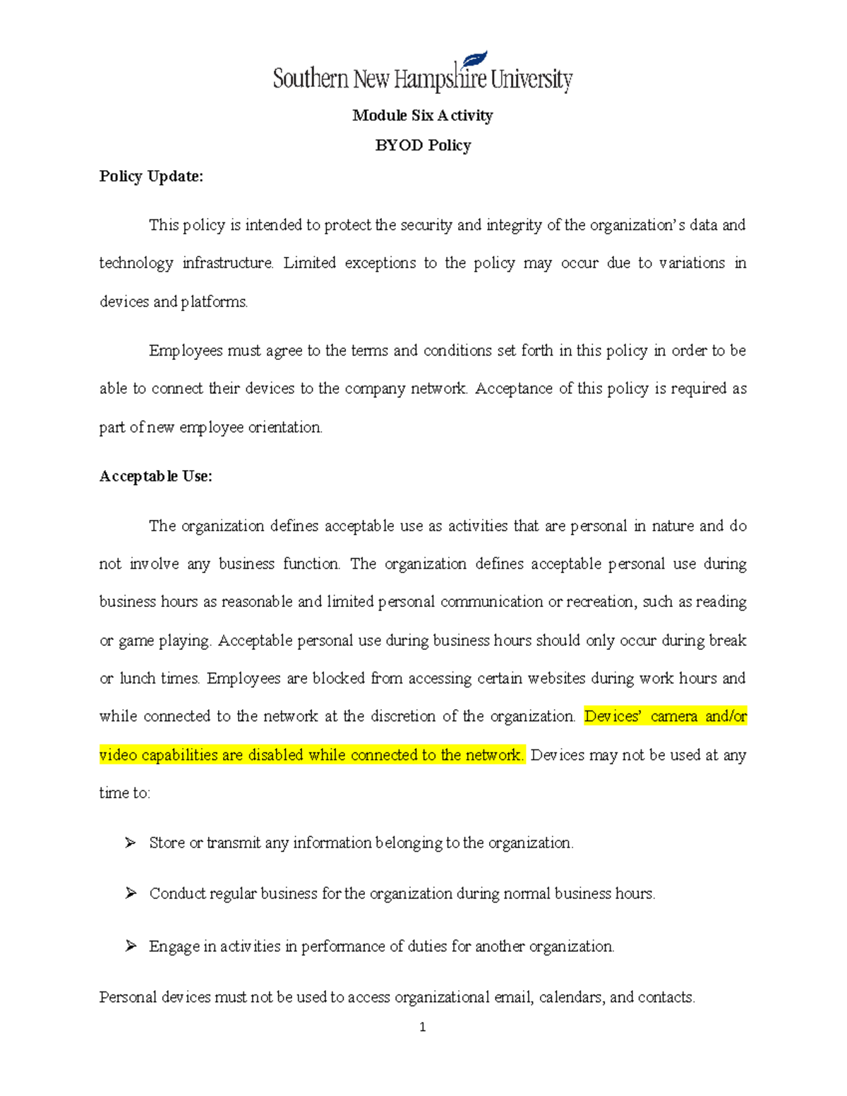 CYB 250 Mod 6-3 Activity Richard Renault - Module Six Activity BYOD ...