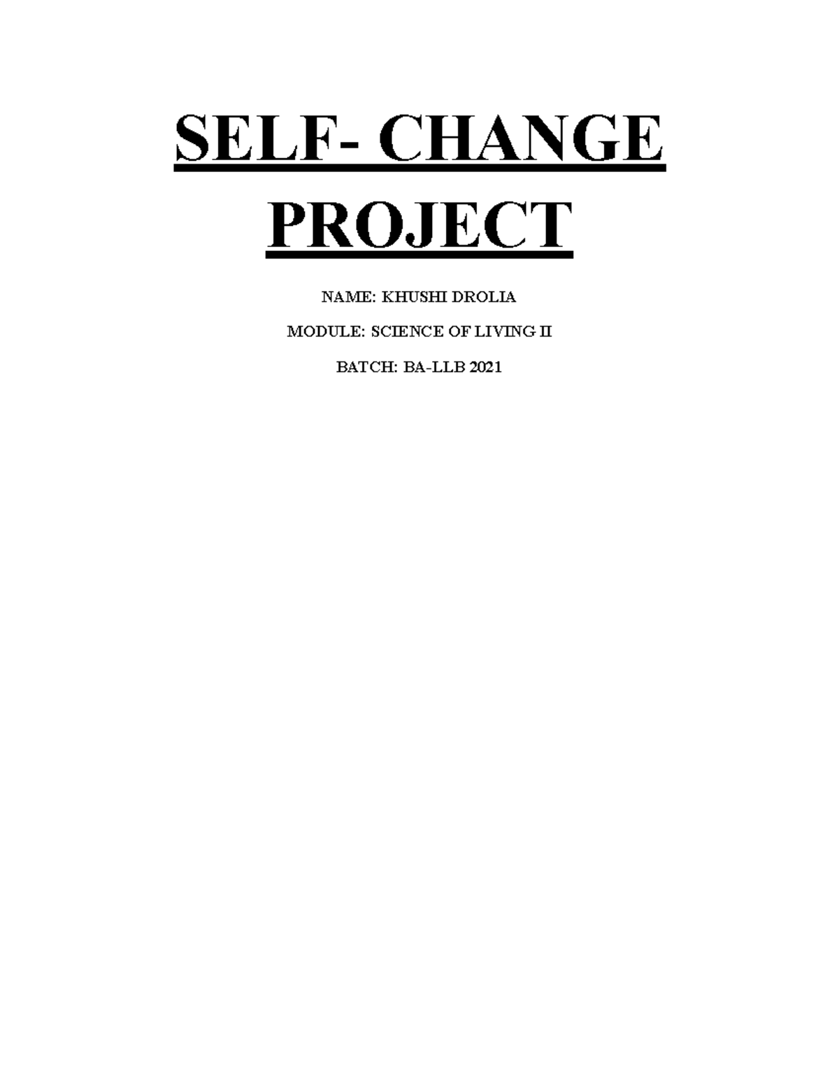 Core Values.pdf-merged khushi - SELF- CHANGE PROJECT NAME: KHUSHI ...
