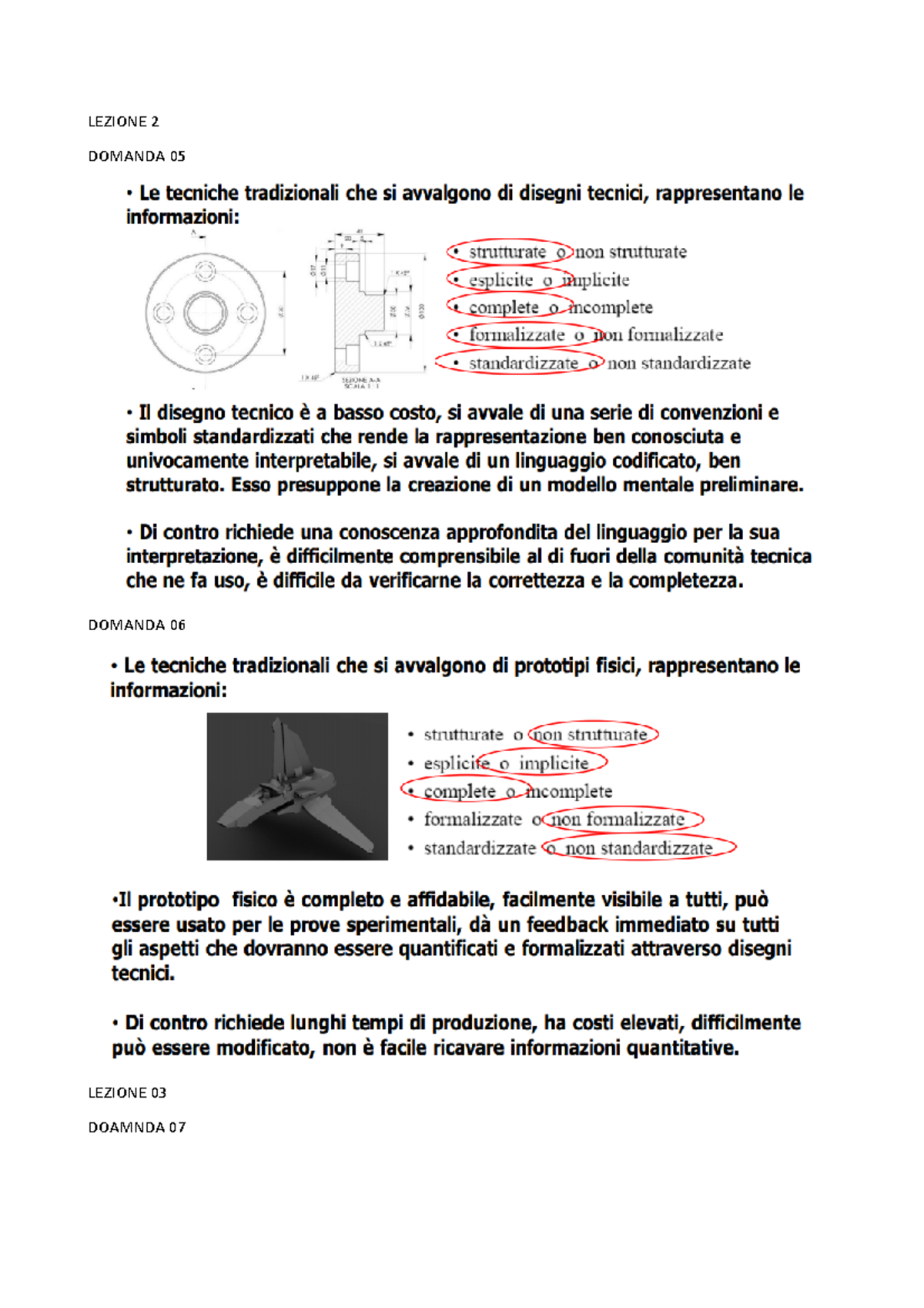 Lezione 1 - esercizi - Algoritmi e strutture dati - LEZIONE DOMANDA ...
