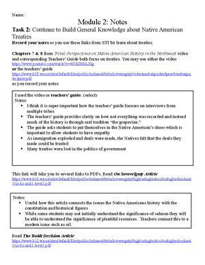 Module 1 Task 3 3-2-1 template - Name: Module 1: Notes Task 3 ...
