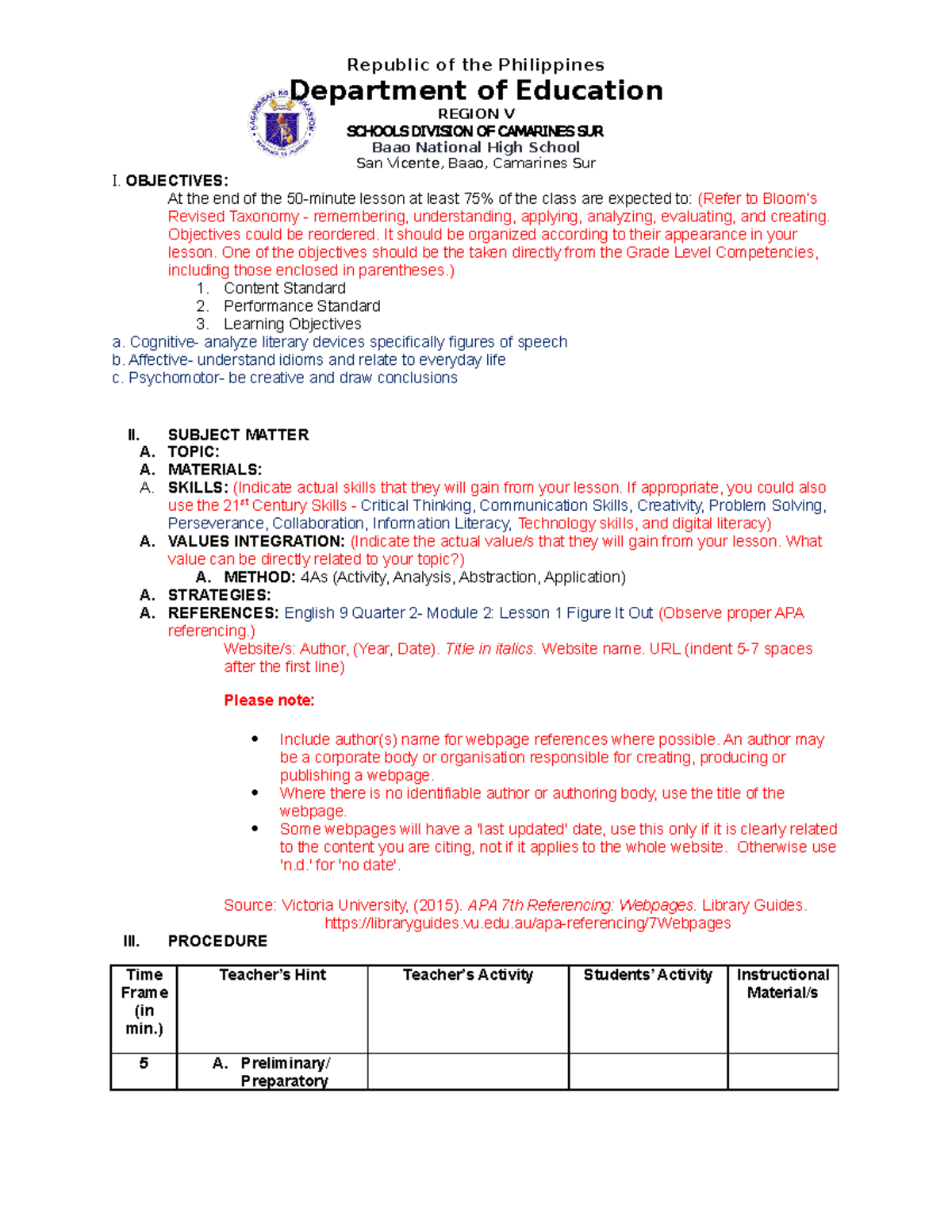 Figures of Speech (01-31-2023) - Department of Education REGION V ...