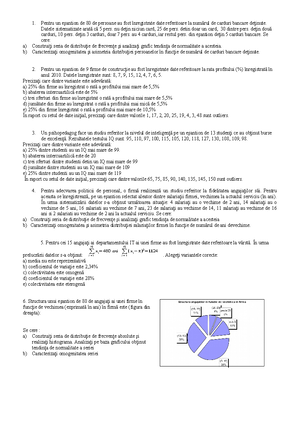 Distributii, frecventa absoluta, frecventa relativa - Seminar 3-4 ...