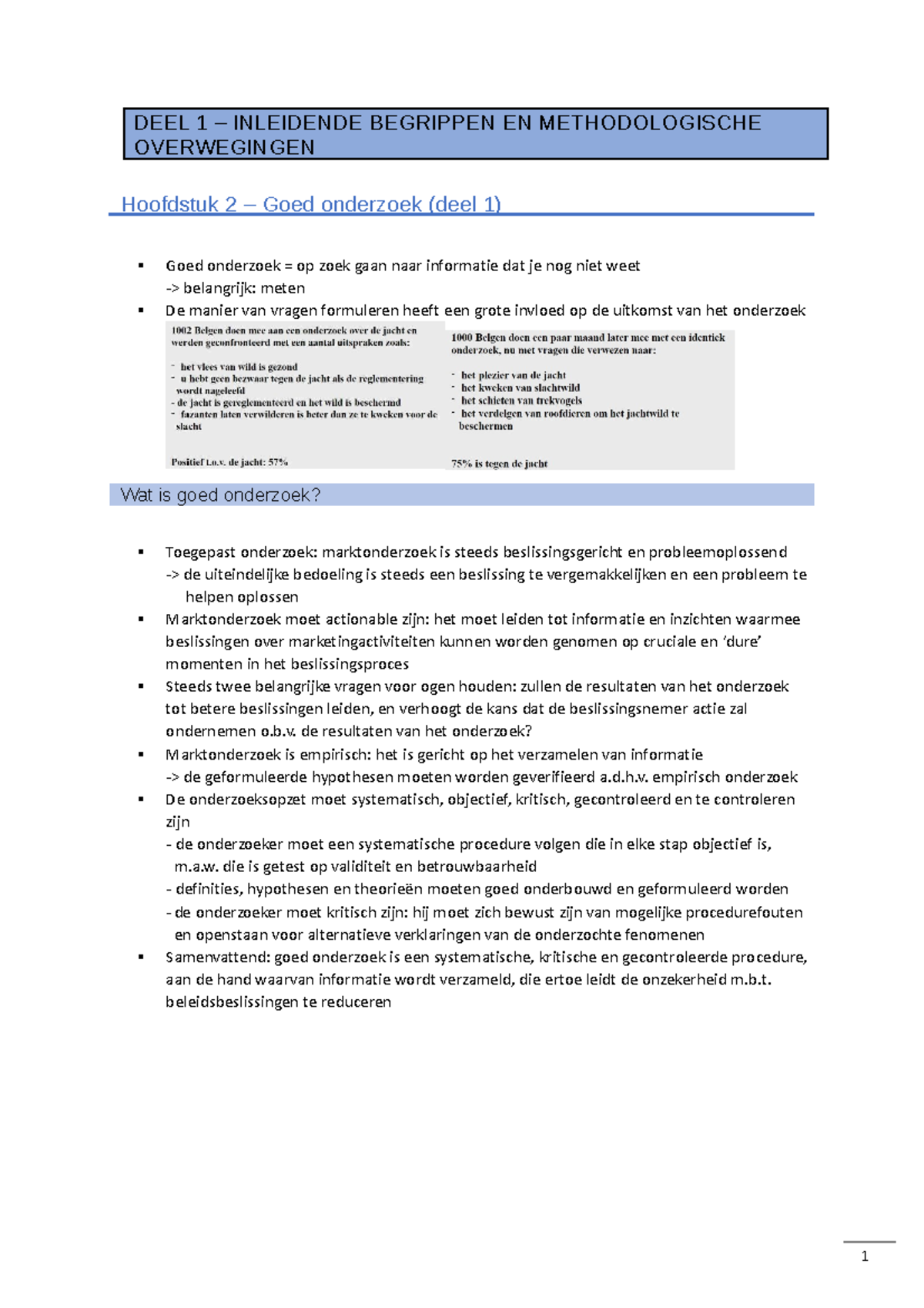 Samenvatting Onderzoeksmethoden II - 1 DEEL 1 – INLEIDENDE BEGRIPPEN EN ...