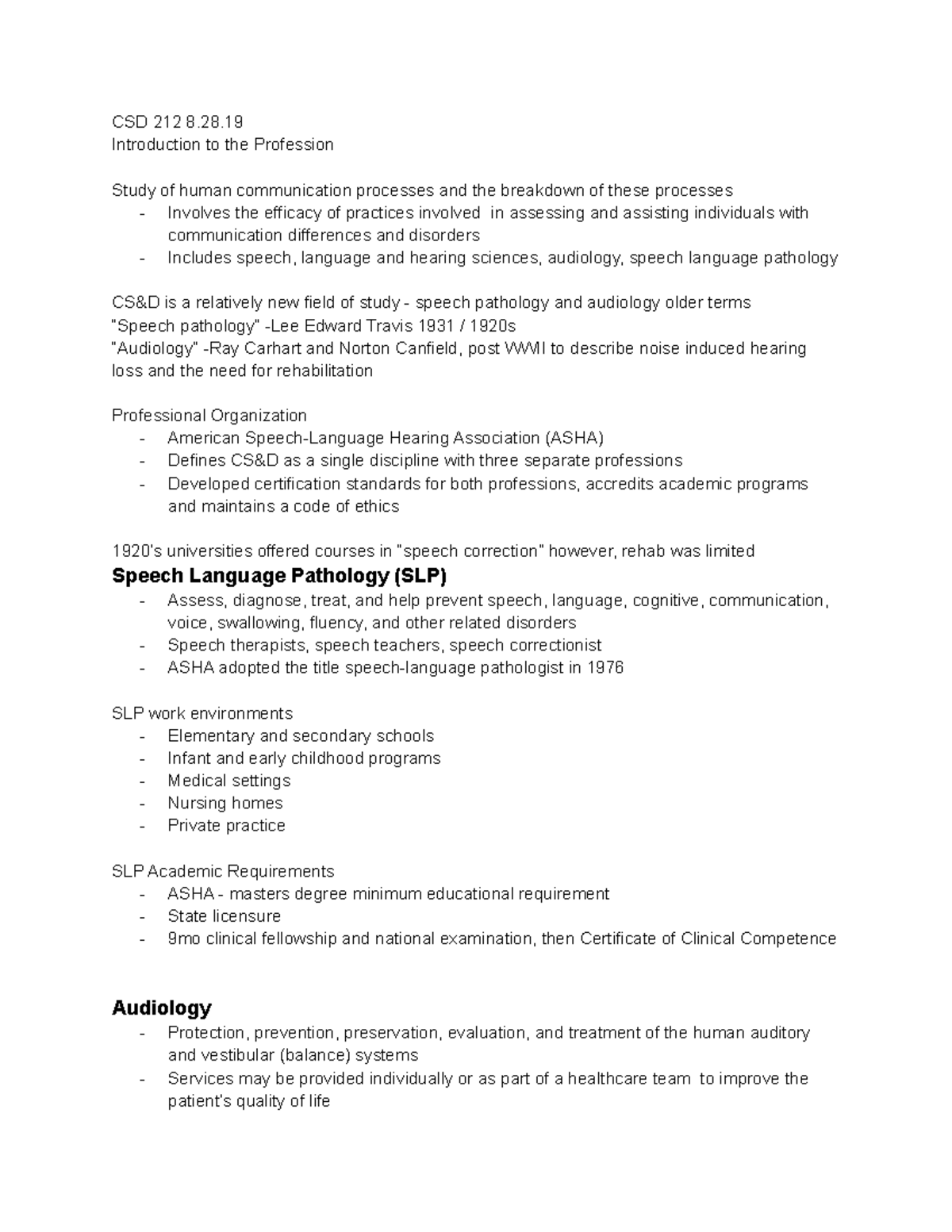 CSD 212 8 - Lecture notes Week 1 , August 28 - CSD 212 8. Introduction ...