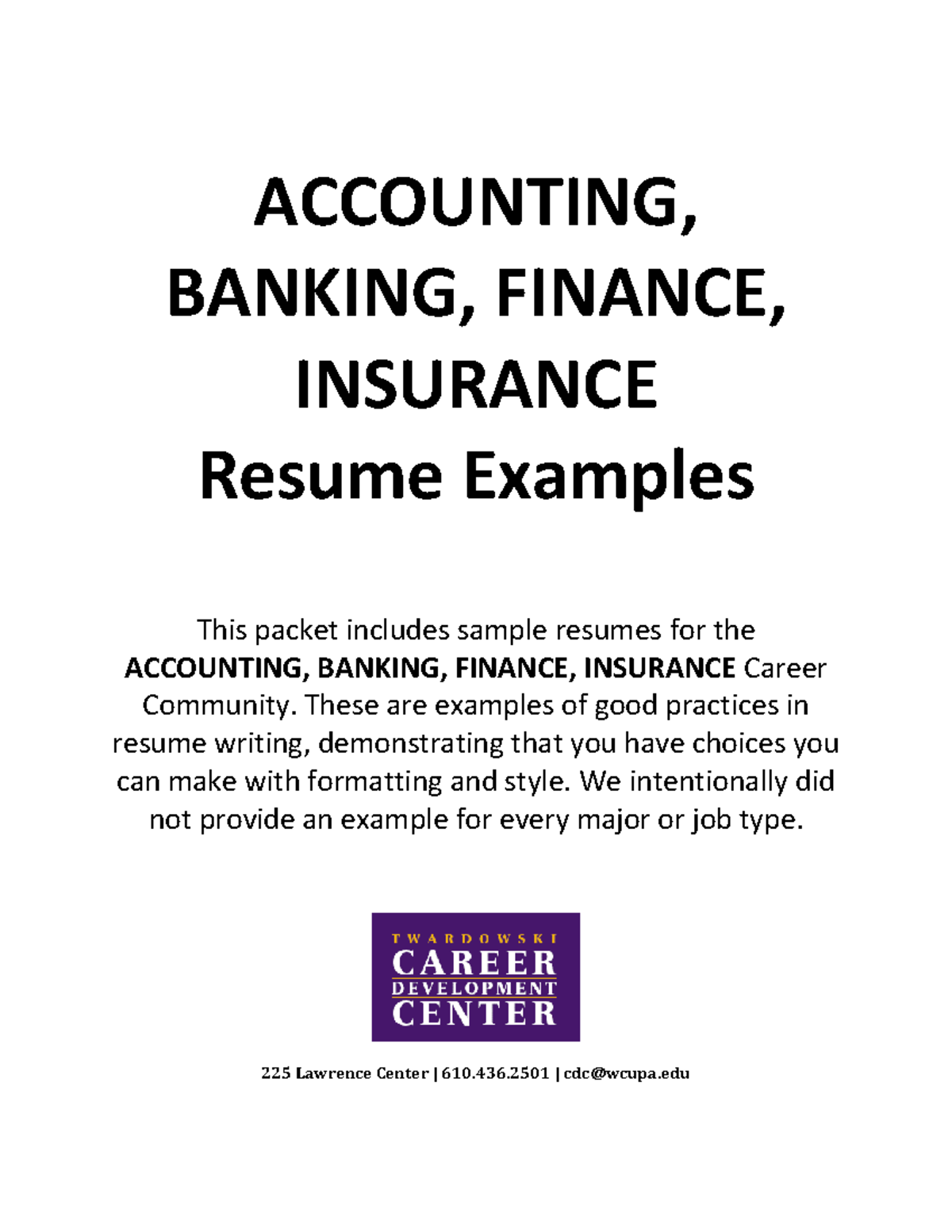 Acc Finance Resumes - qwerty - ACCOUNTING, BANKING, FINANCE, INSURANCE ...