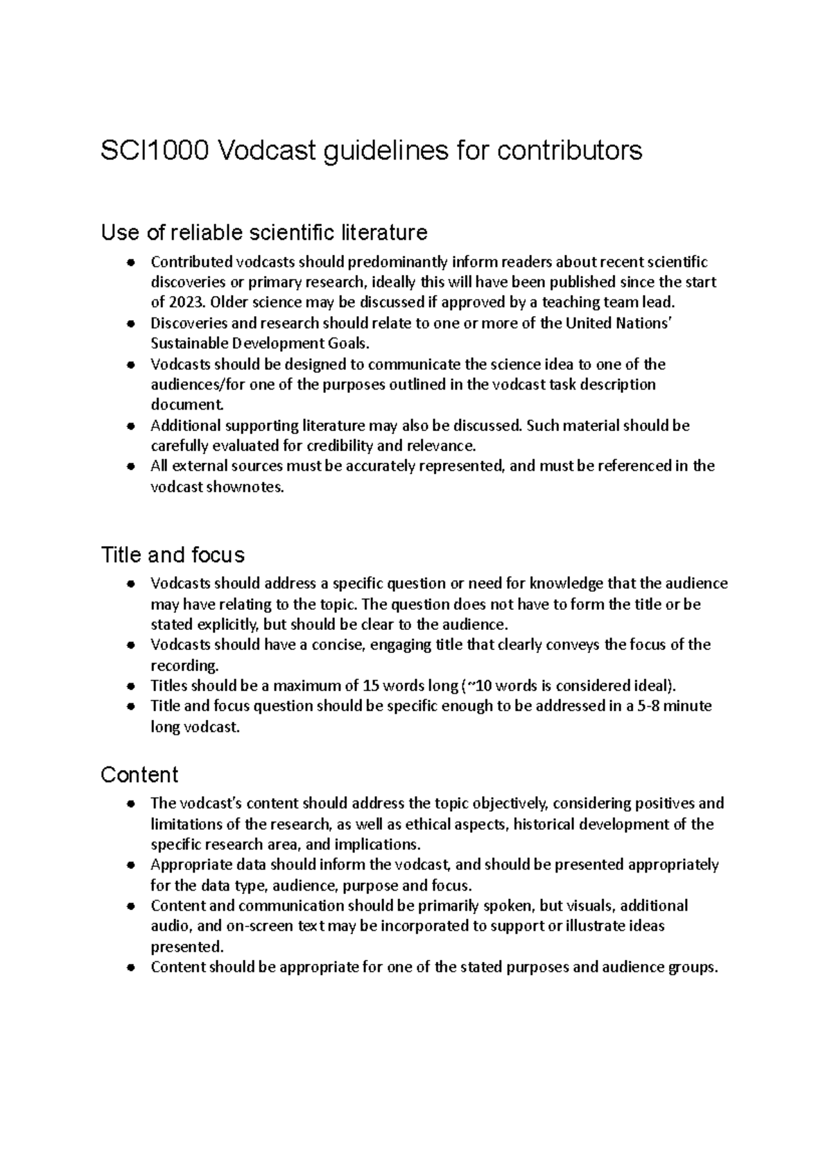 SCI1000-A3-Vodcasts-Guidelines For Contributors-v1.2 - SCI1000 Vodcast ...