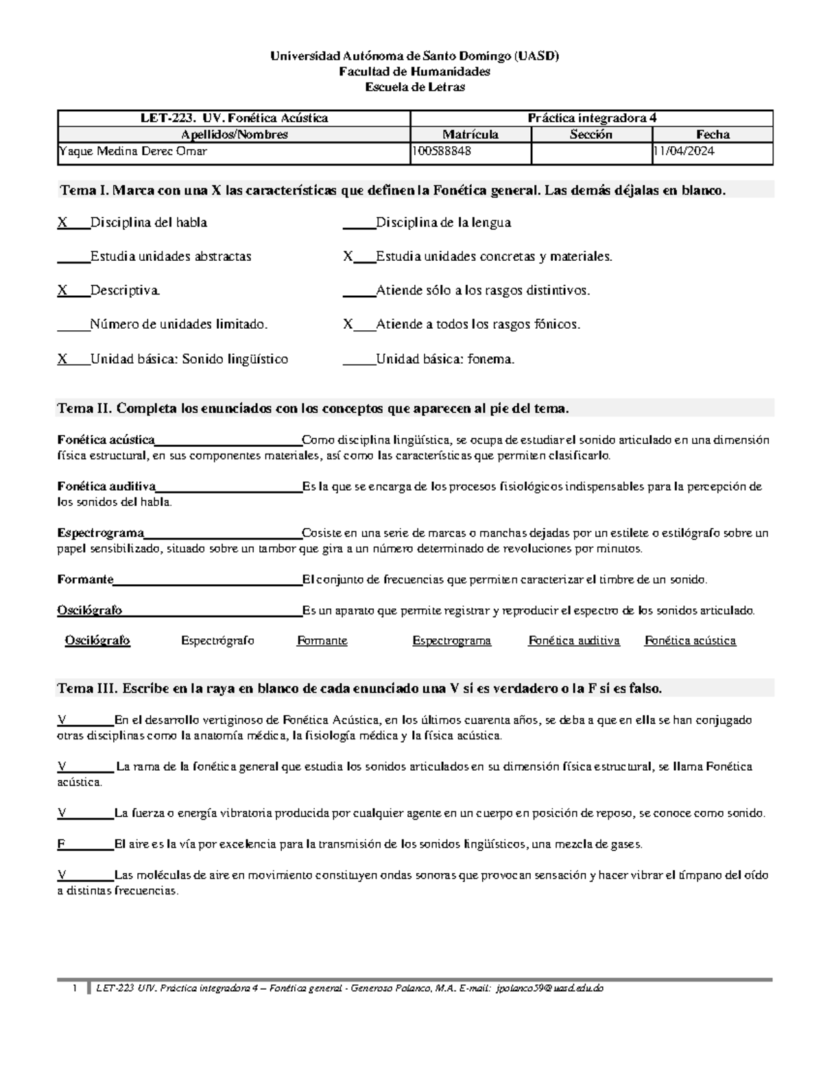 LET-223 UIV-241 Práctica 4 - 1 LET- 223 UIV. Práctica integradora 4 ...