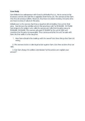 Cpprep 4002 - Written Question v1 - Written Questions Written Questions Page | 1 of 11 © Real ...