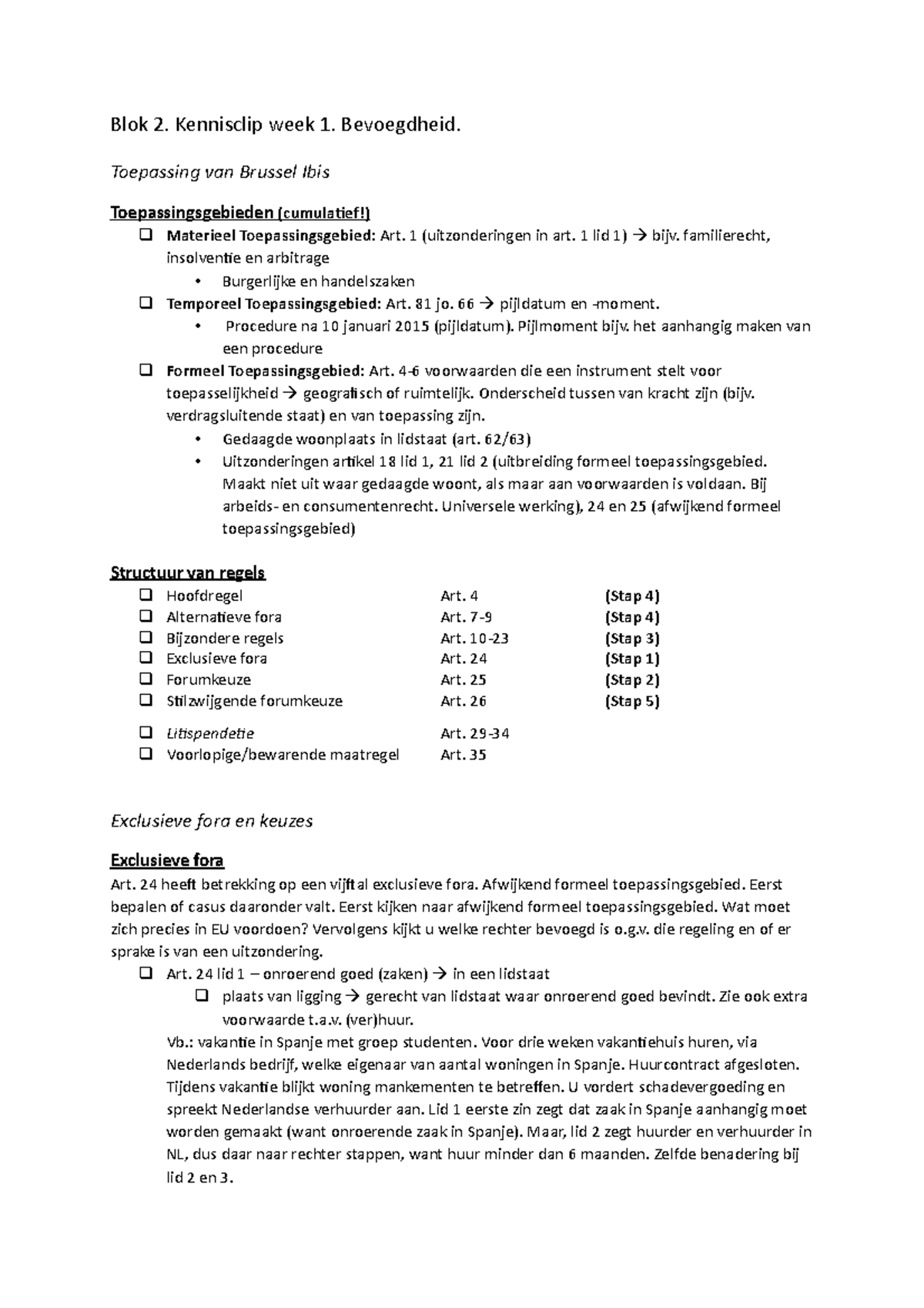 Blok 2 kennisclip 1 en 2 bevoegdheid - Blok 2. Kennisclip week 1 ...