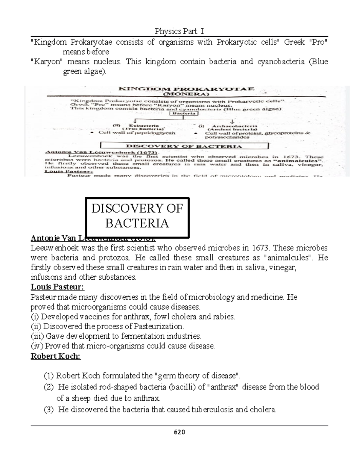 Biochz - Biology Book 9/10 - "Kingdom Prokaryotae consists of organisms ...