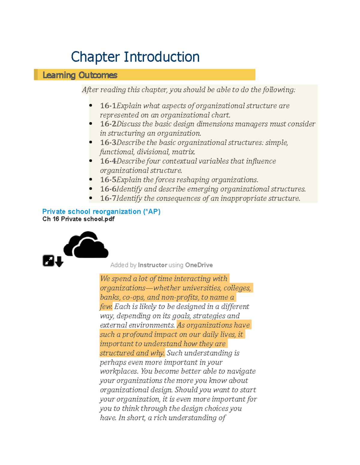 16 - It is a Chapter - Chapter Introduction Learning Outcomes After ...