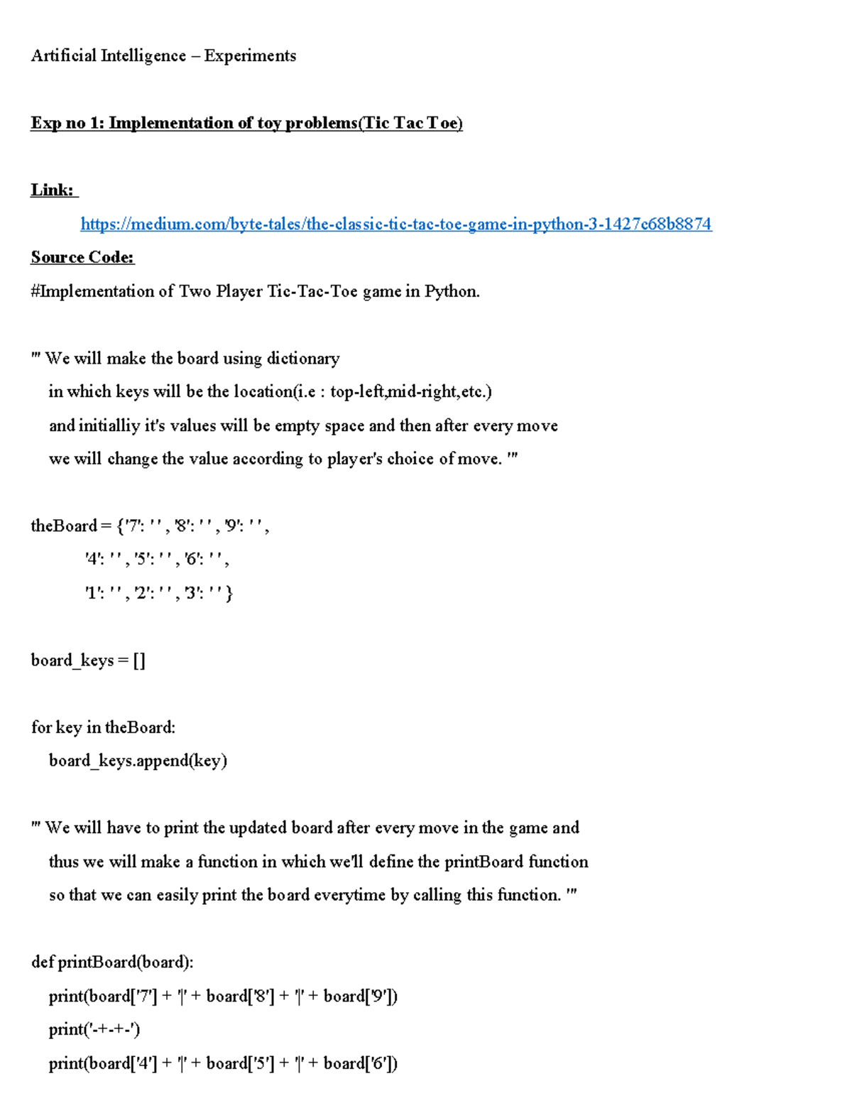 Artificial Intelligence record - Artificial Intelligence – Experiments ...