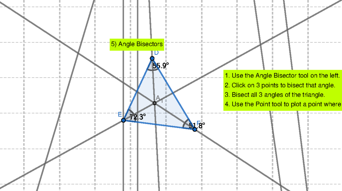 Triangle Special Segments - GEOL 1403 - DD EE FF AA 11 5) Angle ...