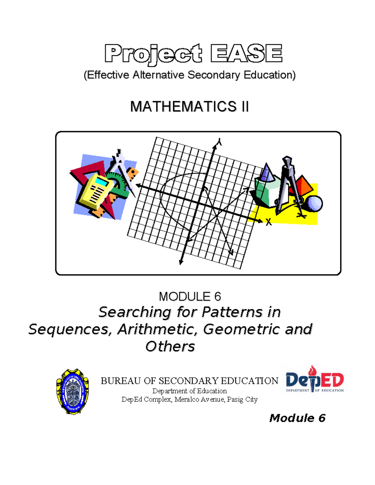 Module 6 - Searching for Patterns, Sequences and Series - (Effective ...