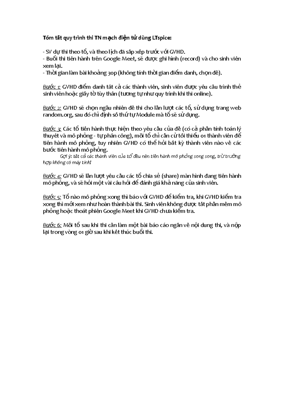 Quy trinh - fdgdf - Tóm tắắt quy trình thi TN m ạch đi ện t ửdùng ...