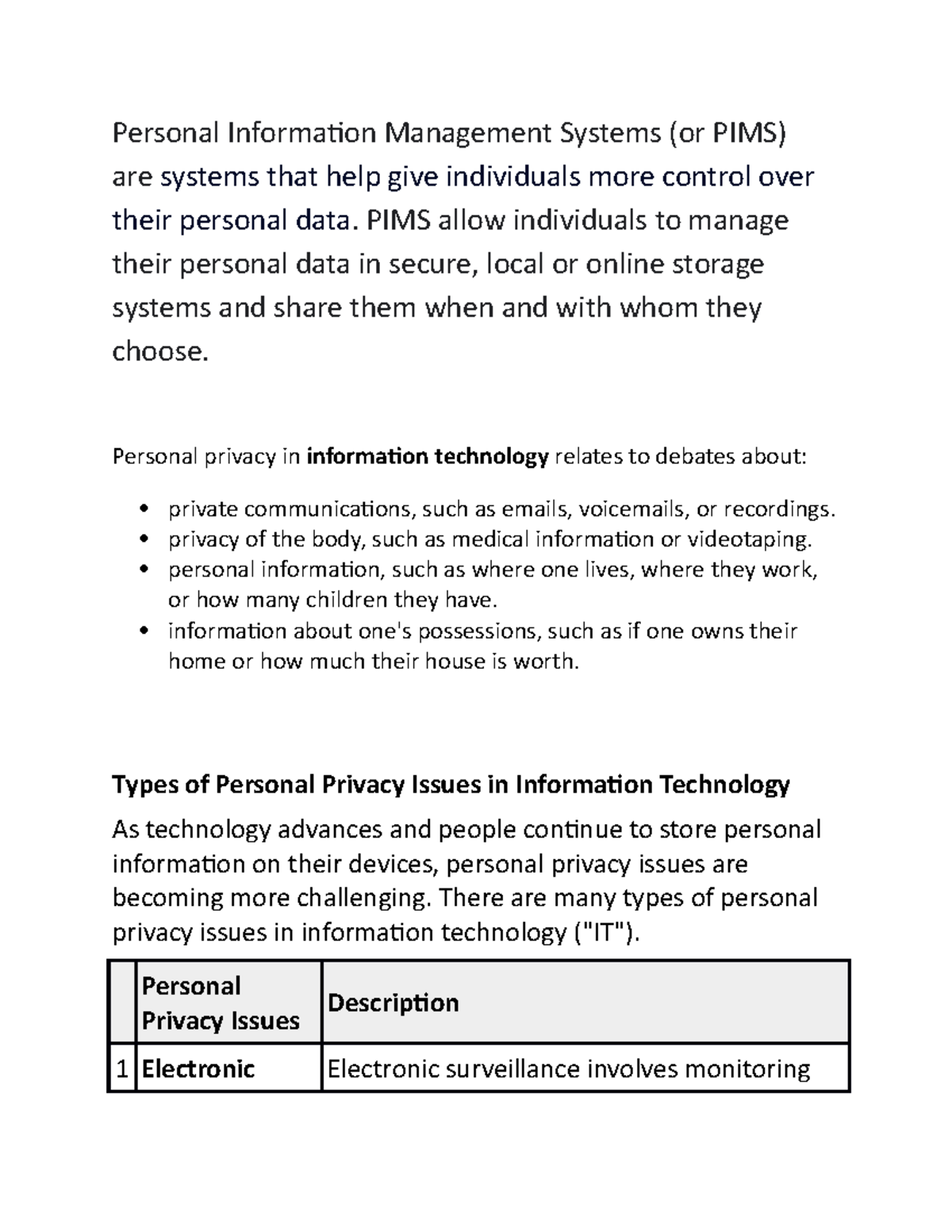Personal Information Management Systems Zabala - Personal Information ...