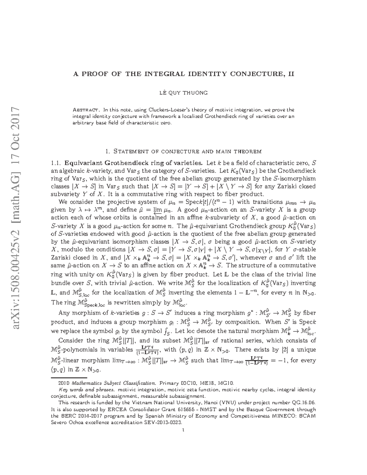 288796521 - Cours - arXiv:1508 [math] 17 Oct 2017 A PROOF OF THE ...