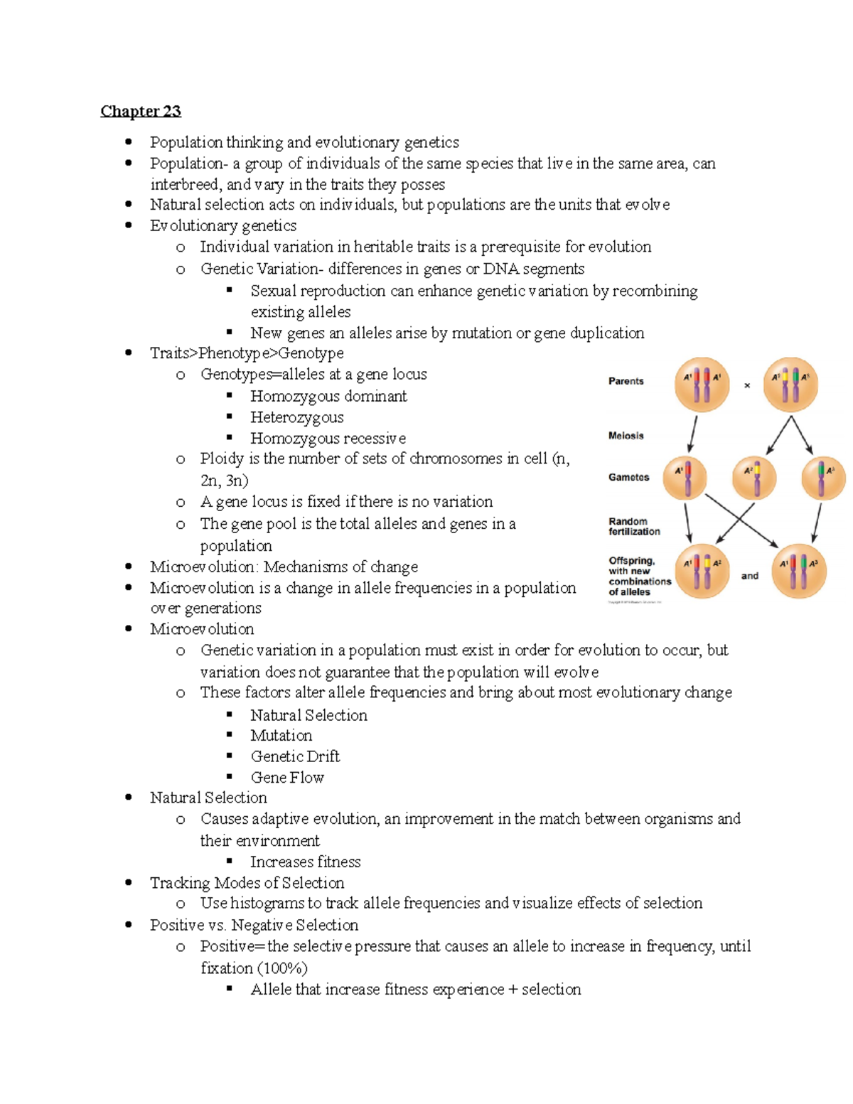 Chapter 23 - Nadine Lysiak - Chapter 23 Population thinking and ...