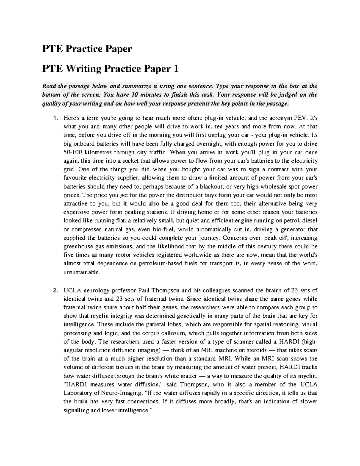1610298341 PTE Writing Practice Paper 1 - PTE Practice Paper PTE ...