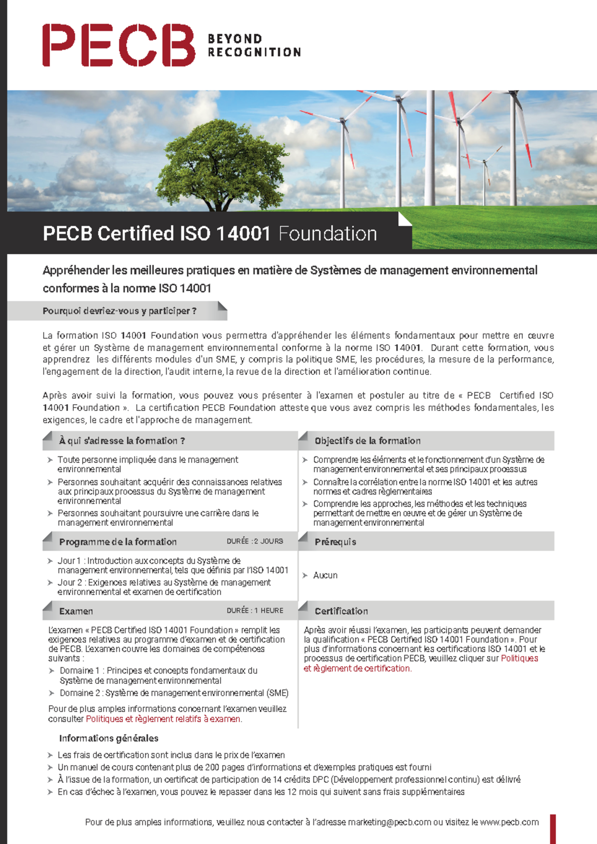 Iso-14001-foundation 1p-fr - La formation ISO 14001 Foundation vous ...