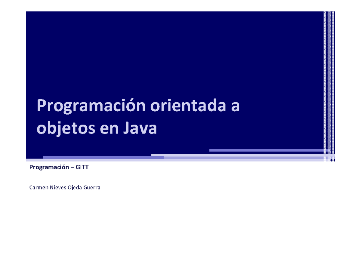 T1-S1 - Programación orientada a objetos en Java - Warning: TT: undefined function: 32 ...