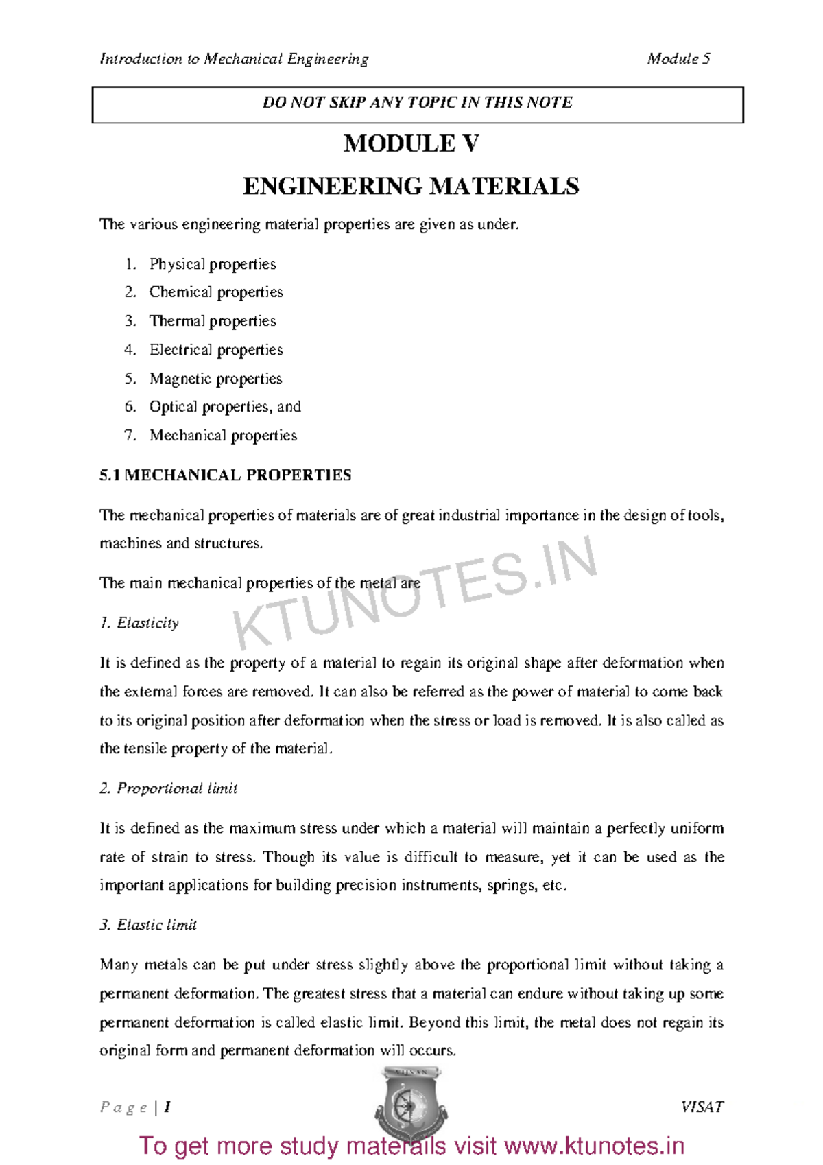 IME Moddule 5-Ktunotes ...