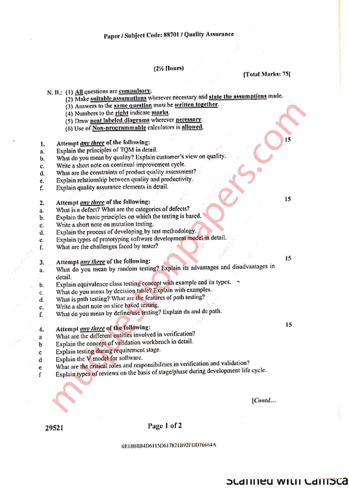 Science bsc-information-technology semester-6 2023 april software ...