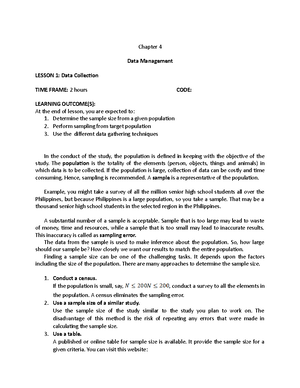 Module 1 Importance of math - Chapter 1 Nature of Mathematics LEARNING ...