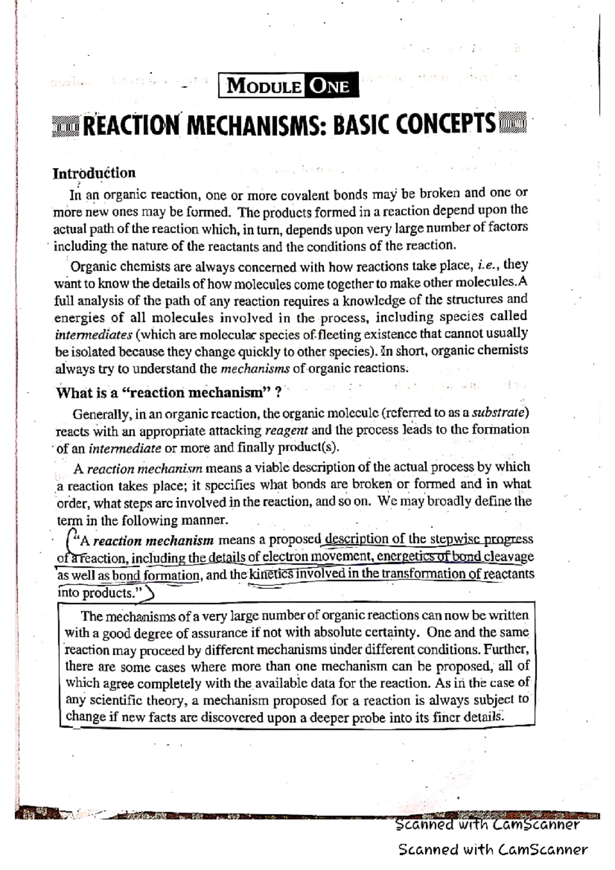 Doc 1 - This note is for bsc chemistry.4th semester.organic chemistry ...